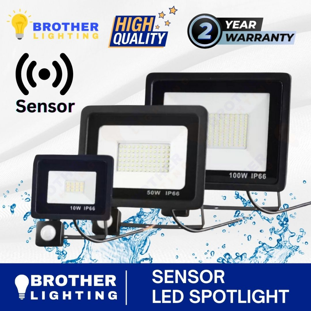 LED Sensor Spotlight Flood Light LED celling Light 10W/30W/50W/100W ...