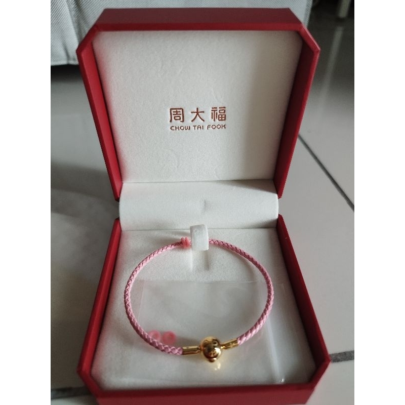 Brand new Chow Tai Fook leather bracelet | Shopee Malaysia