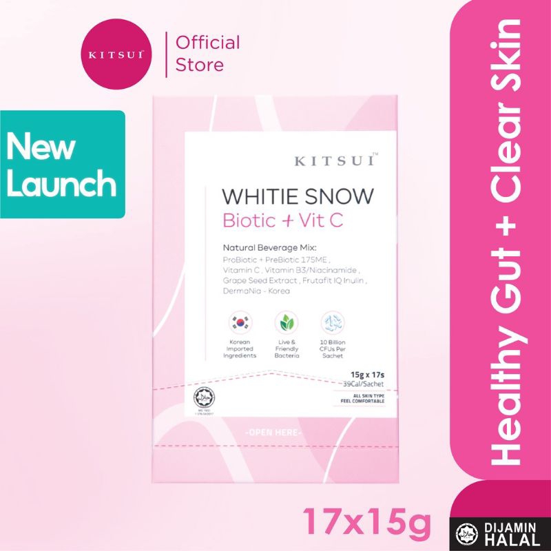 KITSUI Whitie Snow (PENCERAHAN KULIT) 17's x 15g | Shopee Malaysia