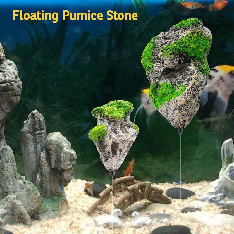 Floating Pumice Stone Aquarium Decoration Floating Rock Artificial ...