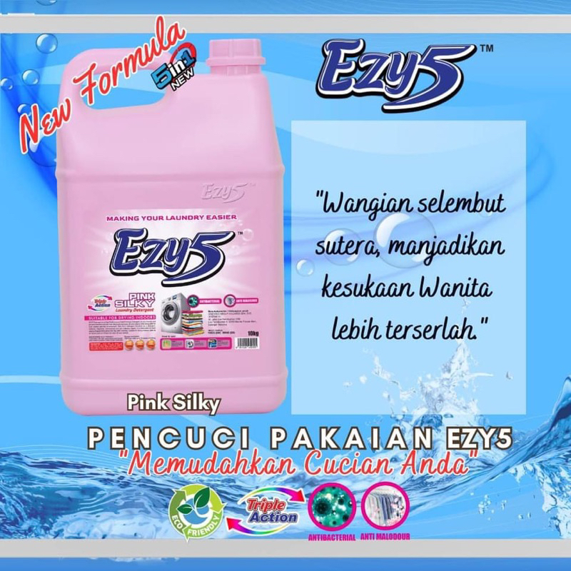 Ezy5 Detergent | Sabun Dobi Cuci Pakaian | Shopee Malaysia