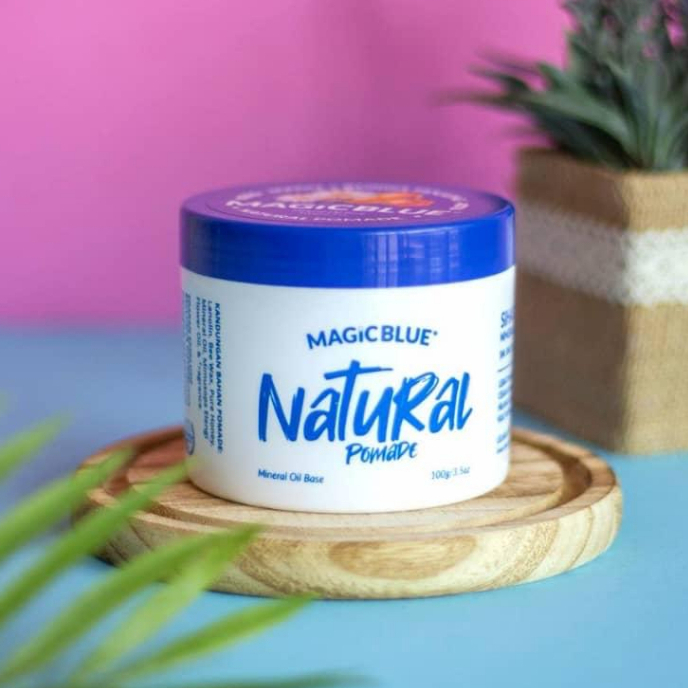 MAGIC BLUE POMADE MINYAK RAMBUT | Shopee Malaysia