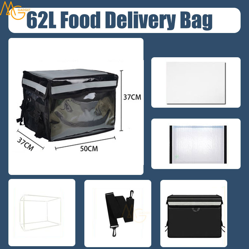 Food Delivery Bag 32L/48L/62L Beg Foodpanda Beg Food Insulation Bag ...