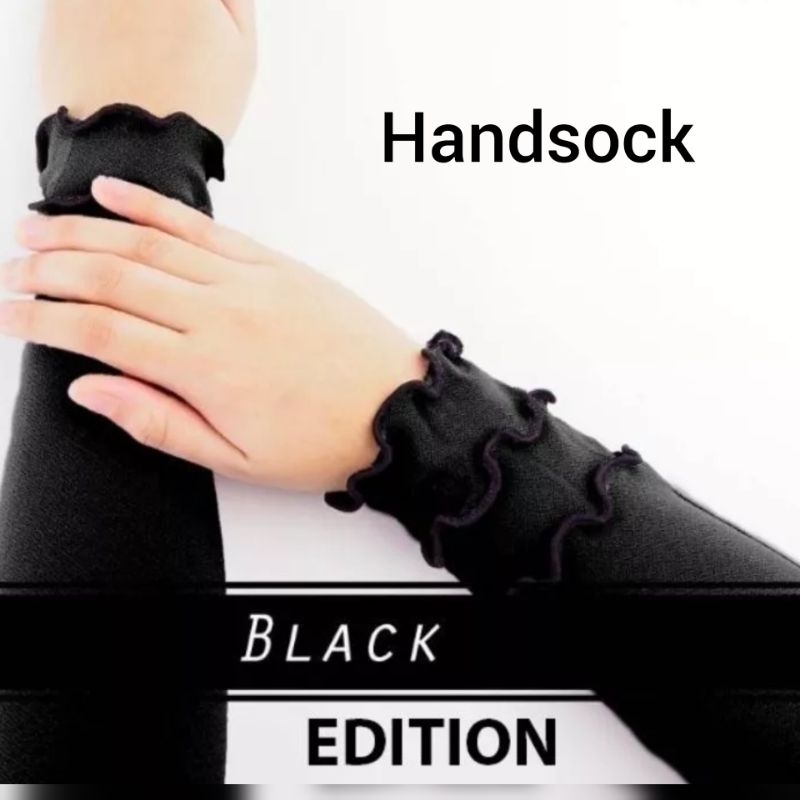 Handsock Mosscrepe Remaja Dan Dewasa Black Edition | HSM2D | Shopee ...