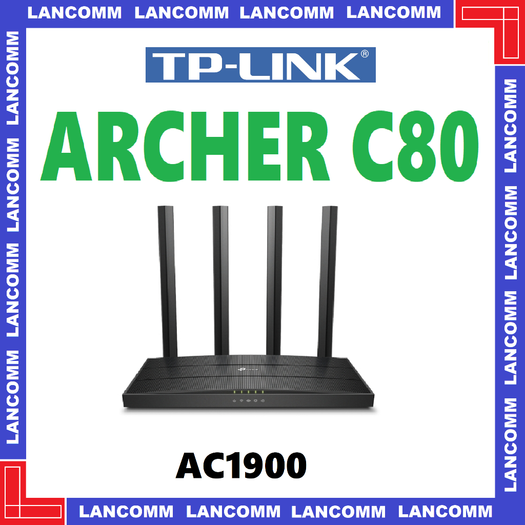 TP-LINK Archer C80 AC1900 Wireless MU-MIMO Wi-Fi Router | Shopee Malaysia