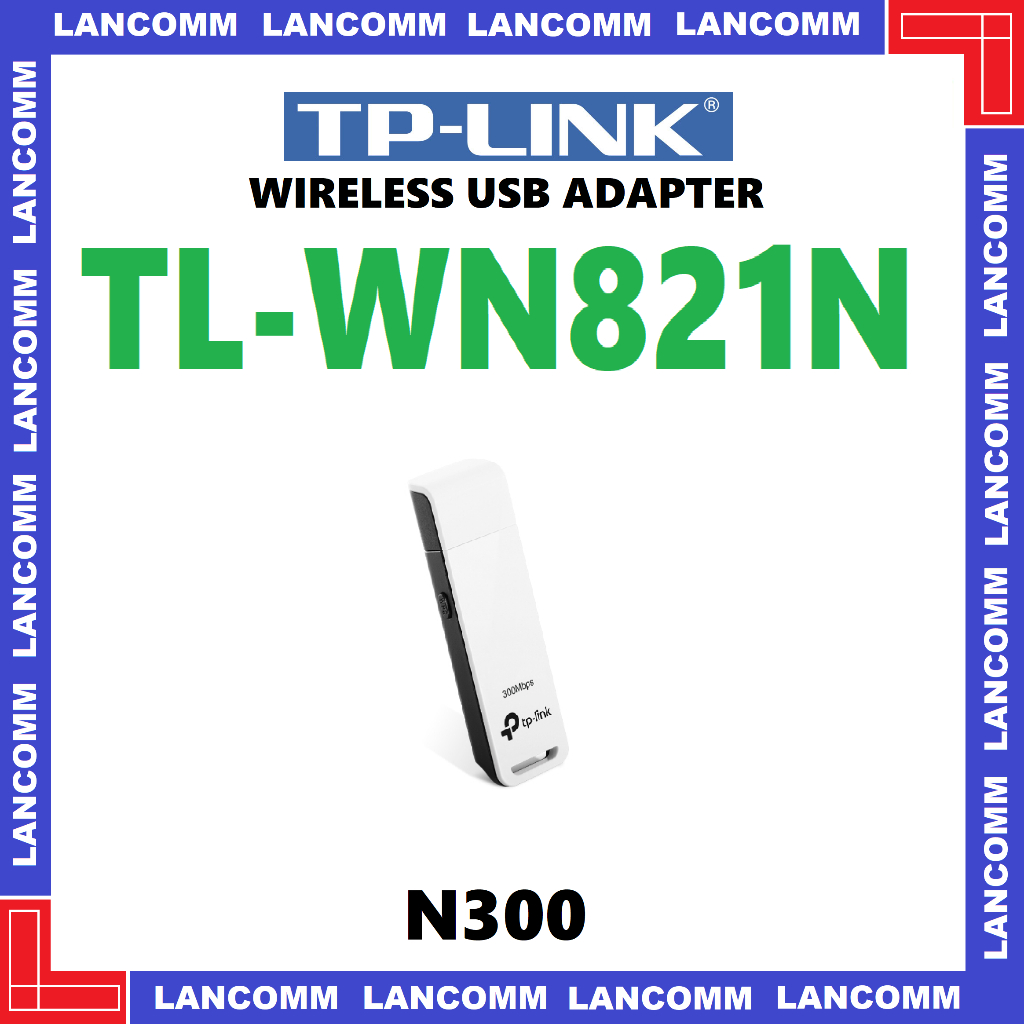 TP-LINK TL-WN821N 300Mbps Wireless N USB Adapter | Shopee Malaysia