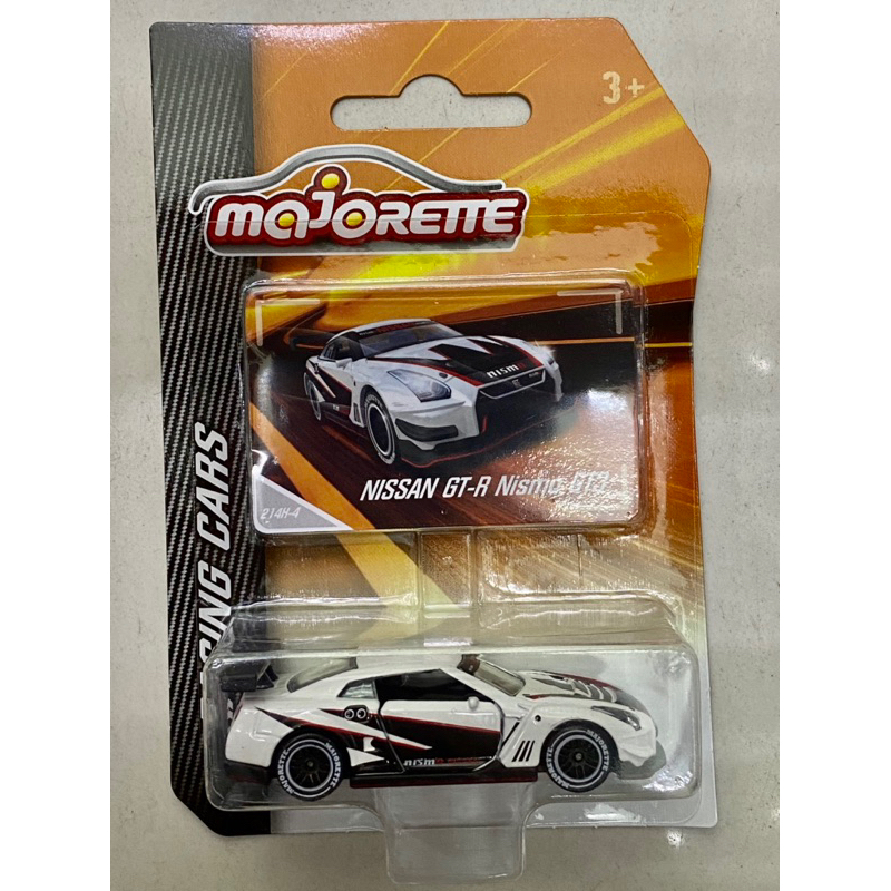 Majorette NISSAN GTR NISMO GT3 White Black Racing 1/61 1/64 Diecast Car ...