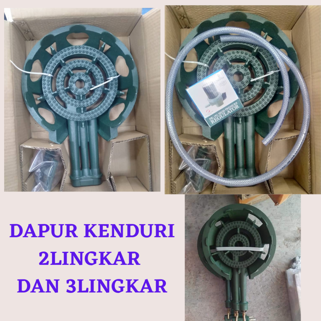 DAPUR KENDURI HIJAU GAS 2 LINGKAR DAN 3 LINGKAR | Shopee Malaysia