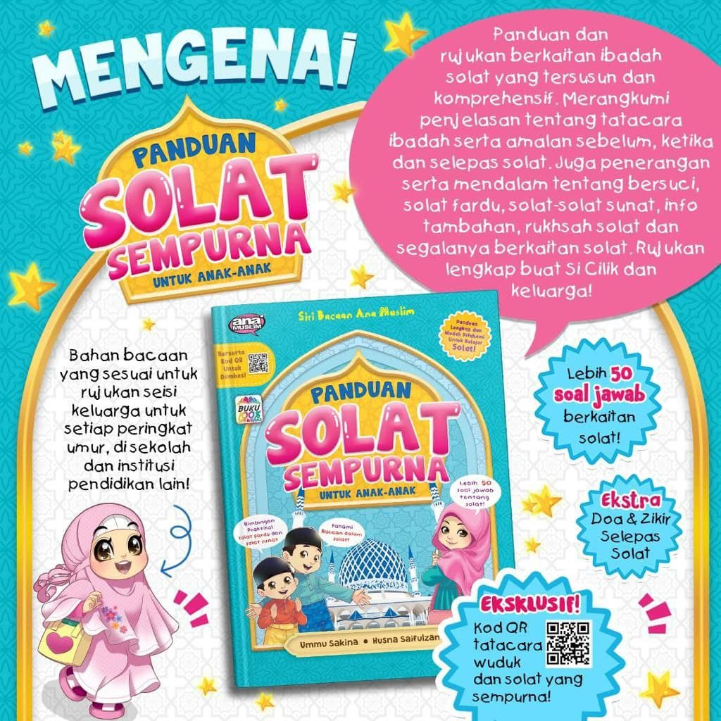 PANDUAN SOLAT SEMPURNA UNTUK ANAK-ANAK | Kanak-Kanak 7-14 Tahun [Solat ...