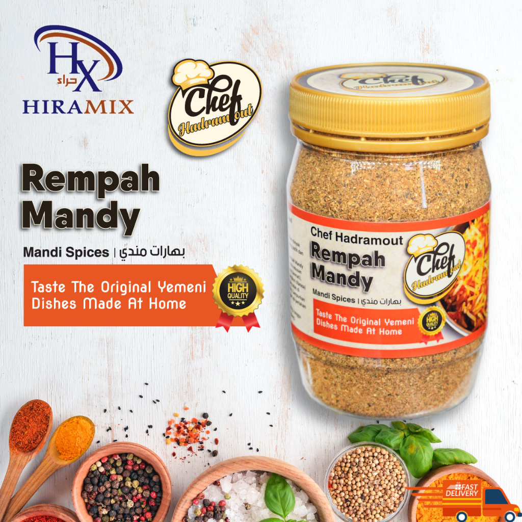 Mandy Rice Spices | Chef Hadramout | Rempah Nasi Arab Mandi 150g ...