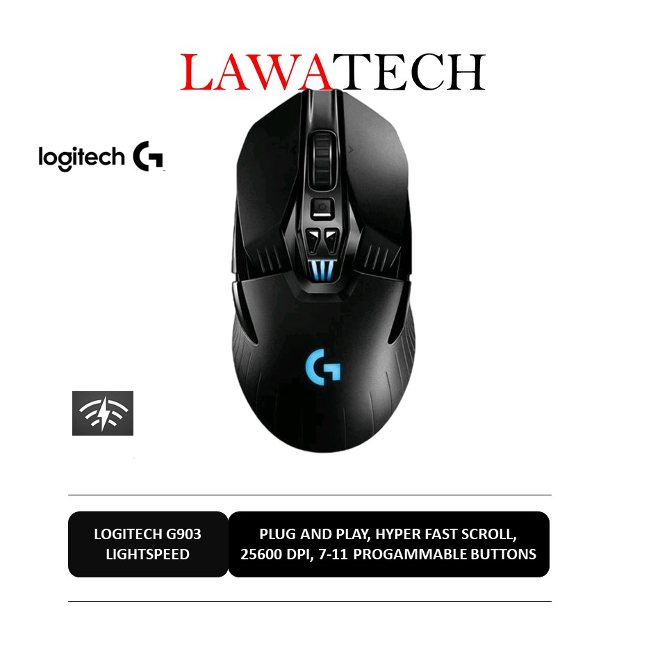 LOGITECH G903 LIGHTSPEED WIRED GAMING MOUSE | Shopee Malaysia