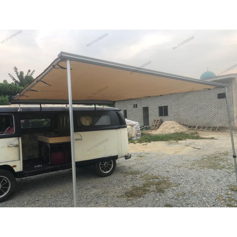 Premium Kualiti Car Side Awning tiang kain tebal Side tent roof rack ...
