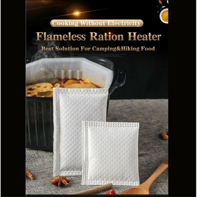 🔥HOT🔥1 Carton Food Warmer Self Heating Pad Flameless Ration Heater ...