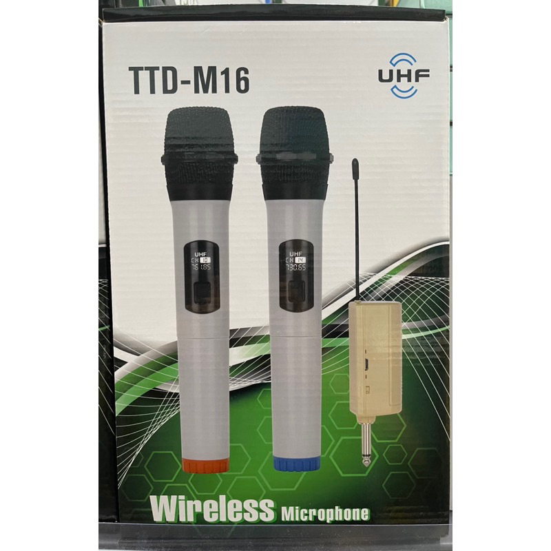 ORIGINAL WIRELESS MICROPHONE TTD-M12 TTD-M16 Double Wireless ...
