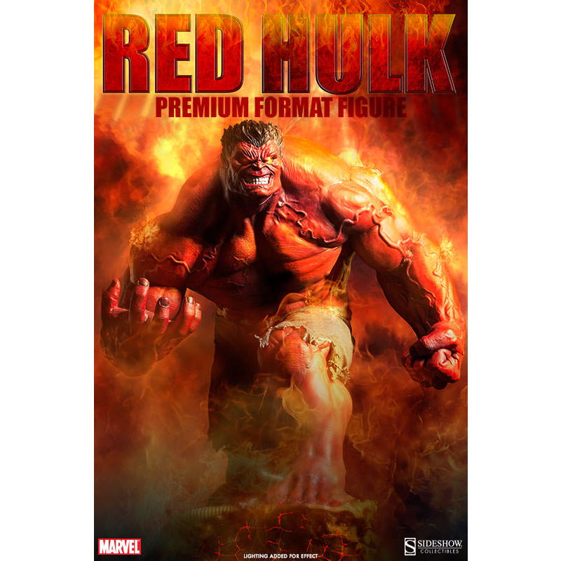 Sideshow Marvel Collectibles Red Hulk Premium Format Statue (In Stock ...