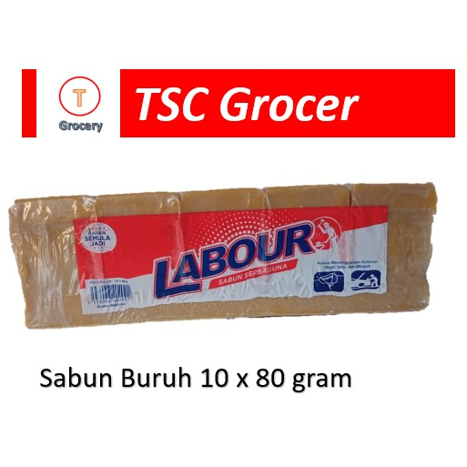 Sabun Cap Buruh / Labour Soap (10 x 80 gram) | Shopee Malaysia