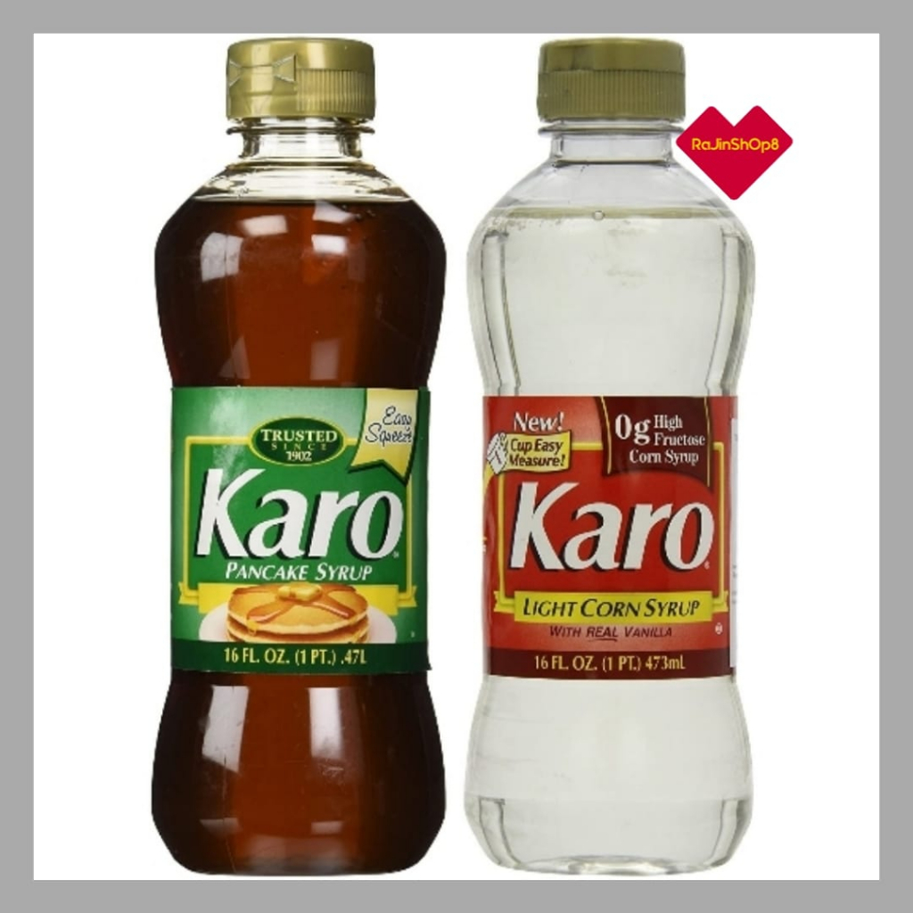 KARO Pancake Syrup | Light Corn Syrup | Dark Corn Syrup | 473mL | Ideal ...