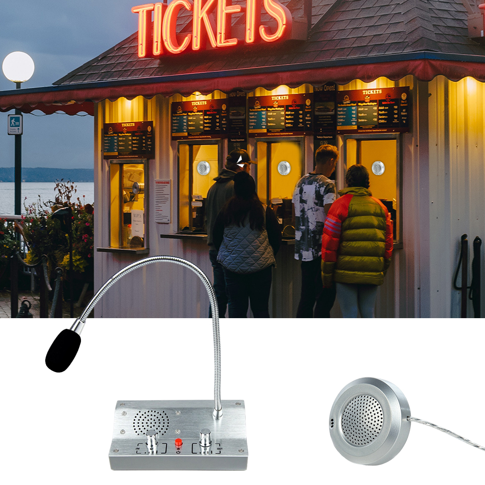 【Local Warehouse】Dual Way Window Mic and Speaker Loud Clear Quality ...