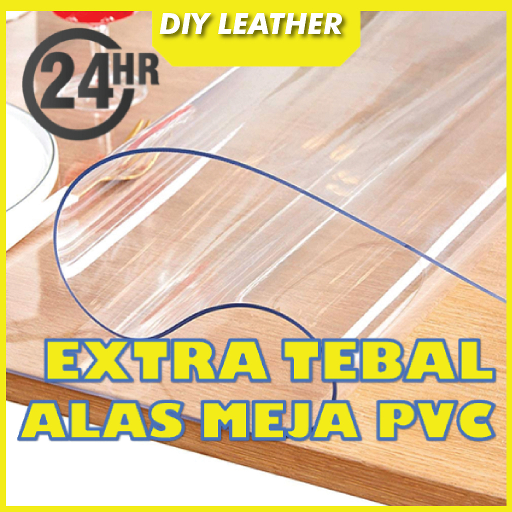 PVC TABLE MAT / ALAS MEJA PLASTIK / 1mm 2mm Thick PVC Table Protector ...