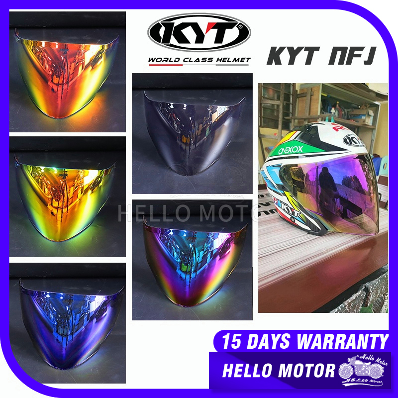 KYT NFJ VISOR NF-J Original Visor Helmet Open Face | Shopee Malaysia