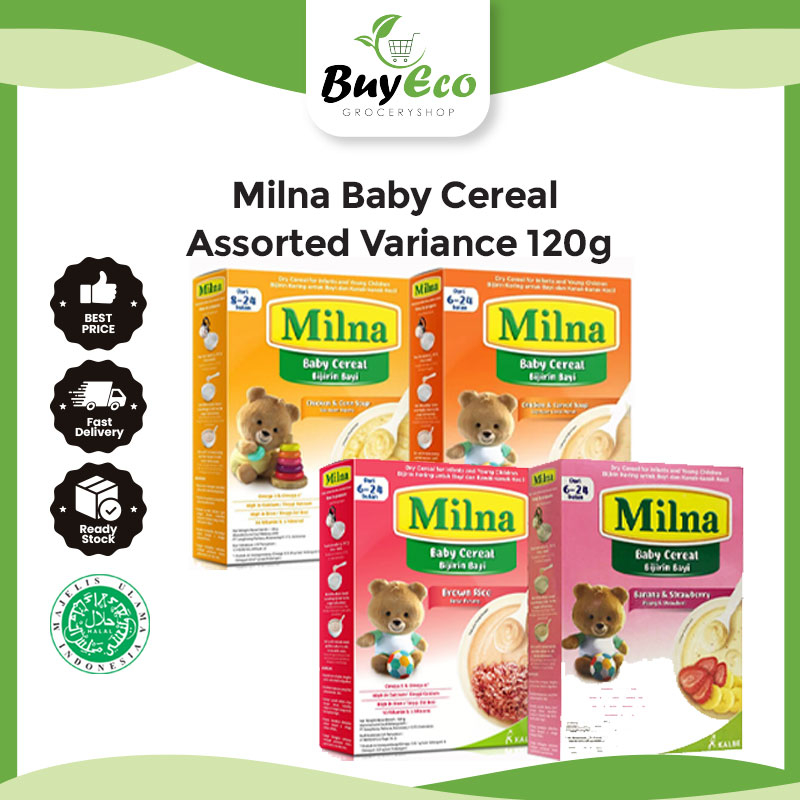 Milna Baby Cereal Assorted Variance 120g | Shopee Malaysia