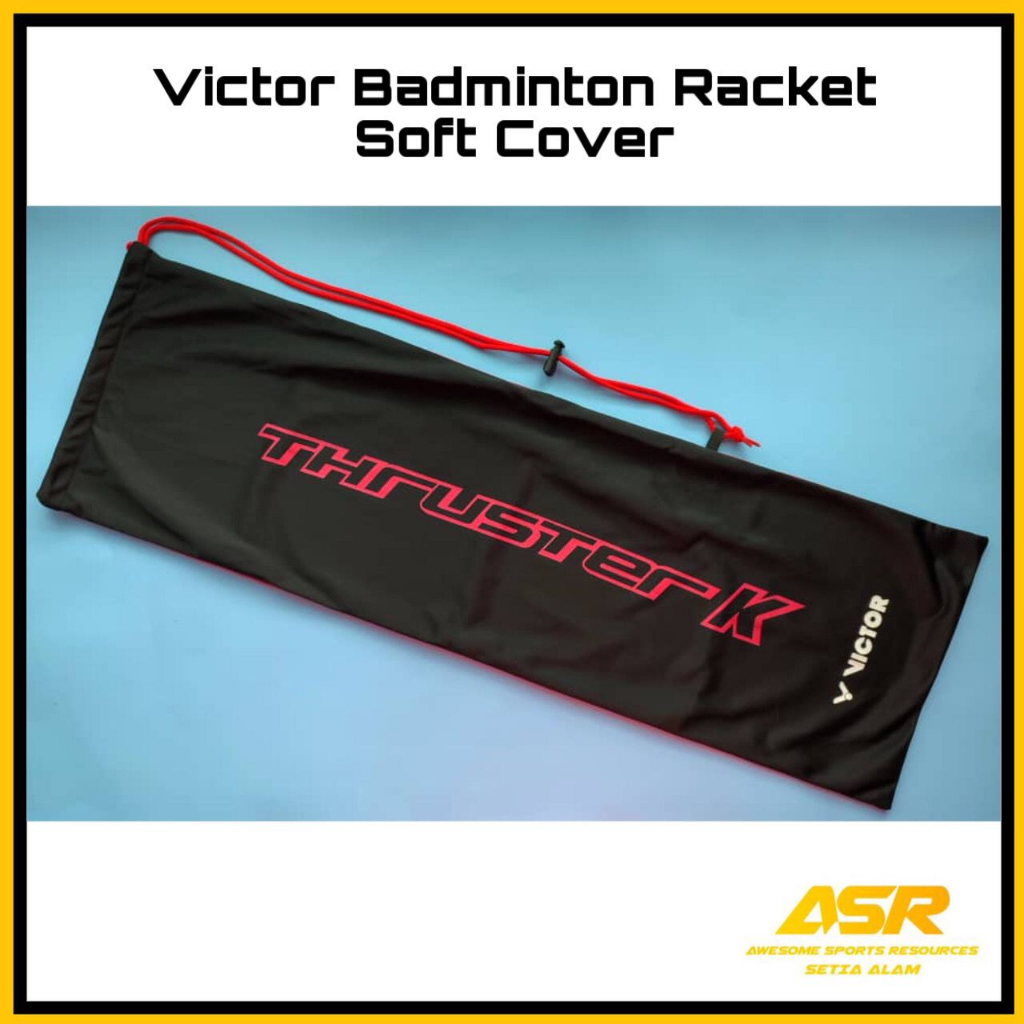 Victor Badminton Racket Single Cover & Soft Cover ( For 2 Pcs Racket ...