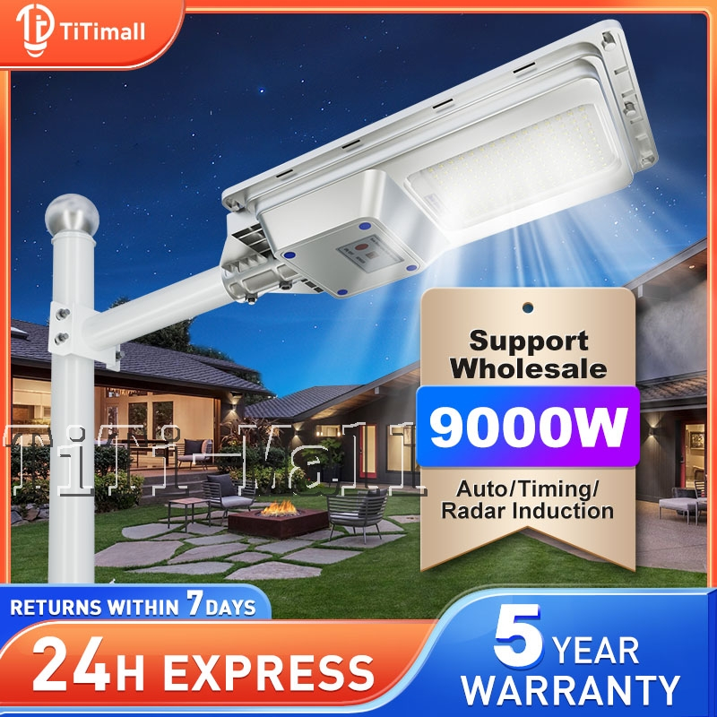 4000W Solar Light Outdoor Lighting IP67 Waterproof Lampu Solar AUTO Switch Lampu Led Remote ...