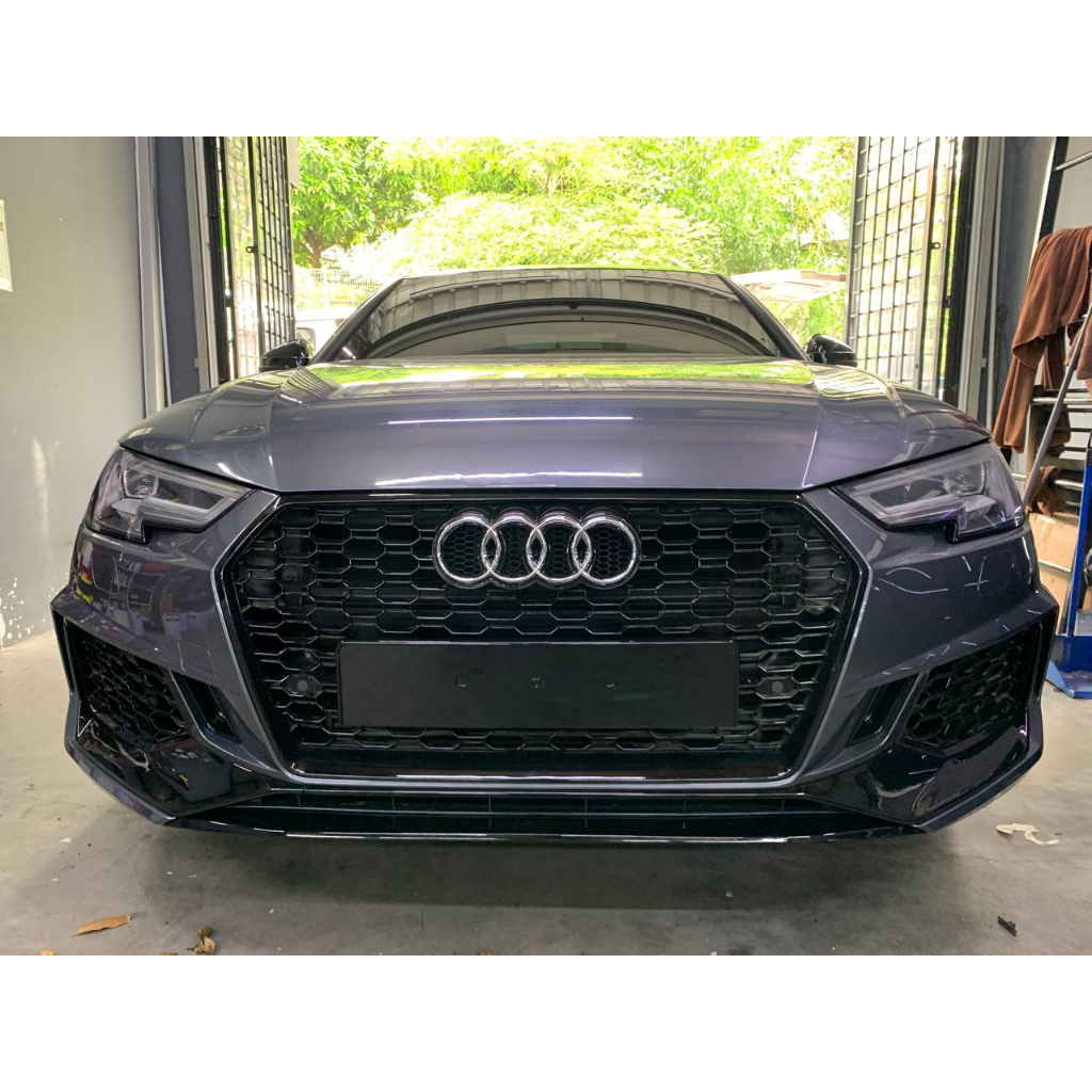 Audi A4 B9 S4 RS4 Bumper Bodykit Body kit Rear Diffuser Front Grill ...