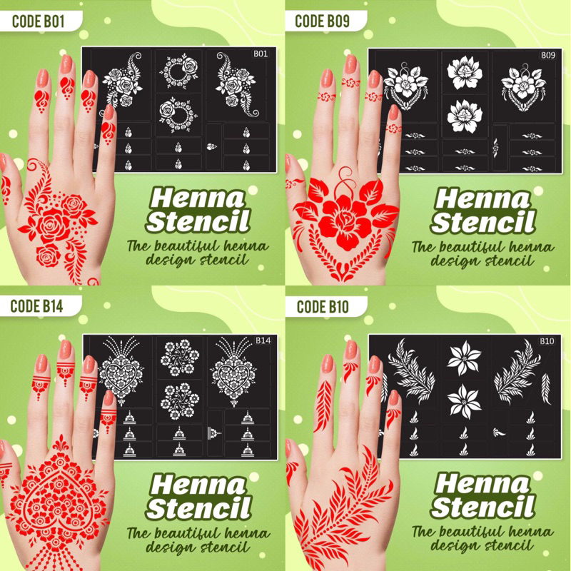 🔥STICKER INAI / STICKER HENNA🔥 | Shopee Malaysia