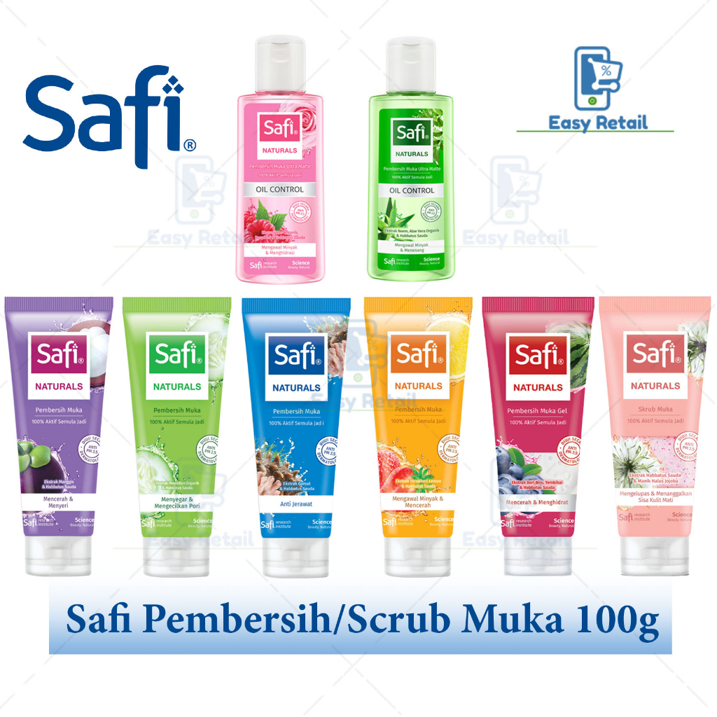 Safi Pembersih Muka / Facial Cleanser / Skrub / Scrub 100g [ Mentimun ...