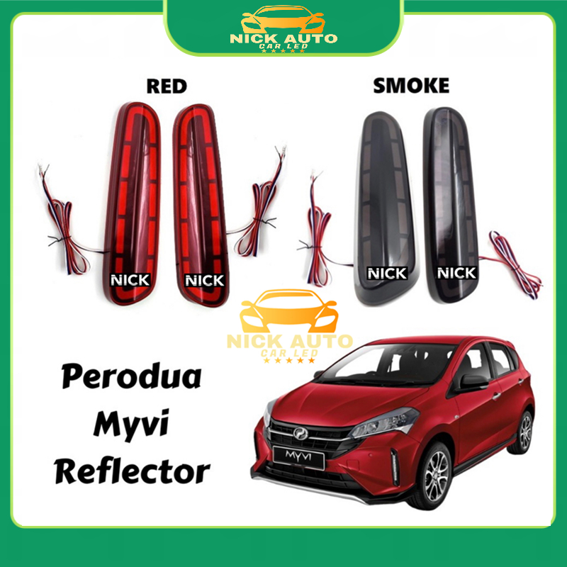 Perodua Myvi G3 Facelift (2022 to 2023) Rear Reflector YCL Design ...