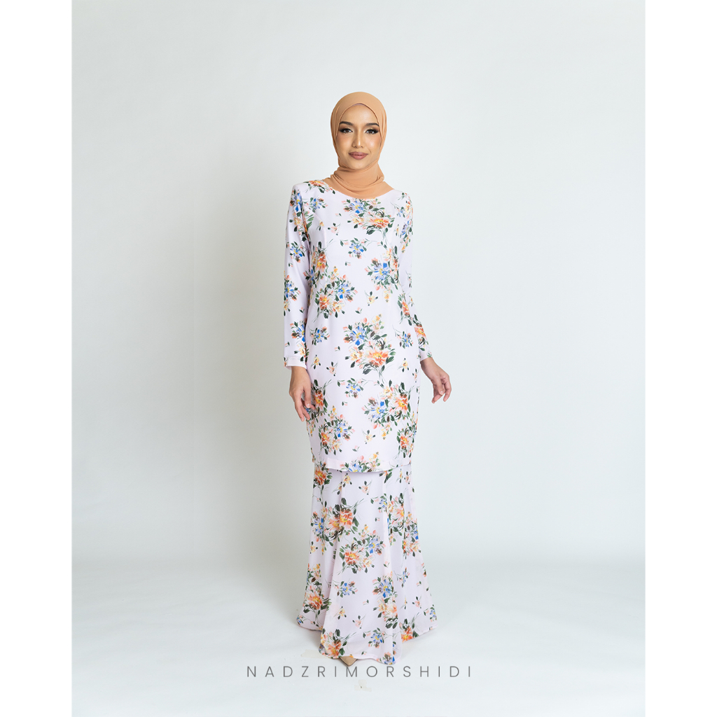 NADZRI MORSHIDI | TIARA KURUNG MODERN CHIFFON PRINCESS CUT | BAJU RAYA ...