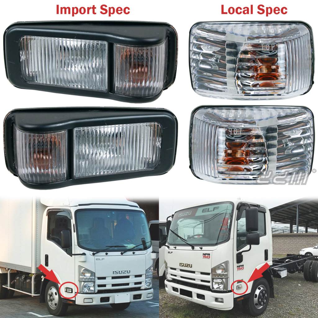 [ready Stock] Isuzu Nlr Pro Npr Nqr Elf Side Lamp Signal Lamp Light Fender Lamp Lorry Lori Npr
