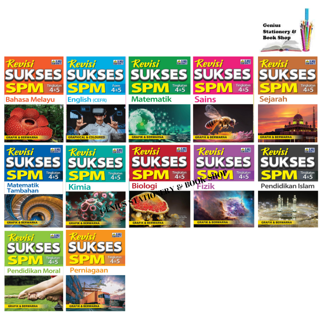 Buku Rujukan: REVISI SUKSES SPM 2023 Tingkatan 4&5 (Grafik&Berwarna ...