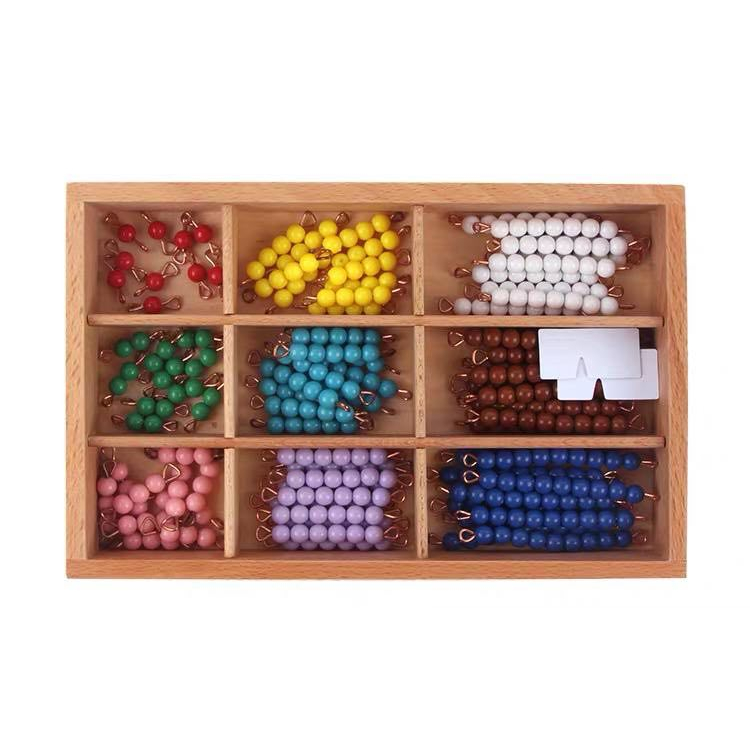 Montessori Short Bead Stairs (SBS) / Montessori Math Beads, Learning ...