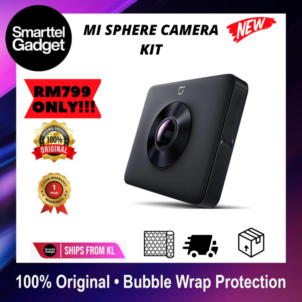 MI SPHERE CAMERA KIT (12MONTH WARRANTY BY XIAOMI MALAYSIA) | Shopee ...