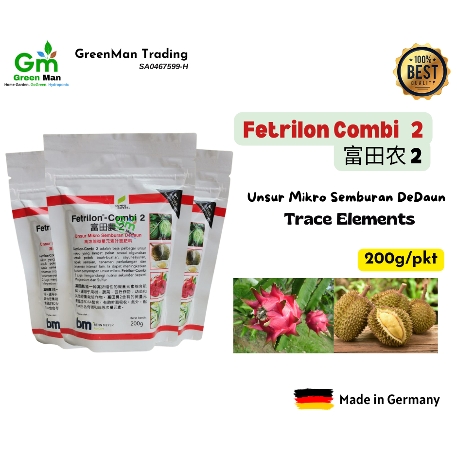 Baja Fetrilon Combi 2 @ 200g Trace Element Fertilizer Fruit / Baja ...