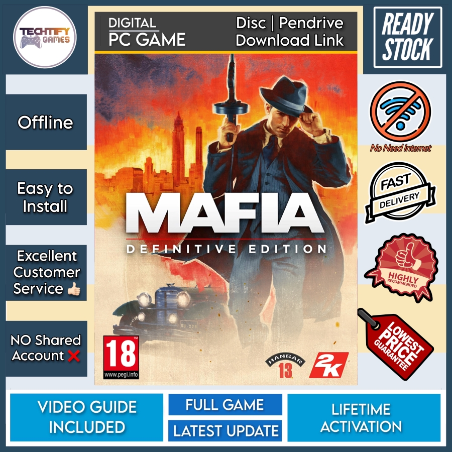 [PC Game] Mafia Definitive Edition - Offline [Disc | Pendrive ...