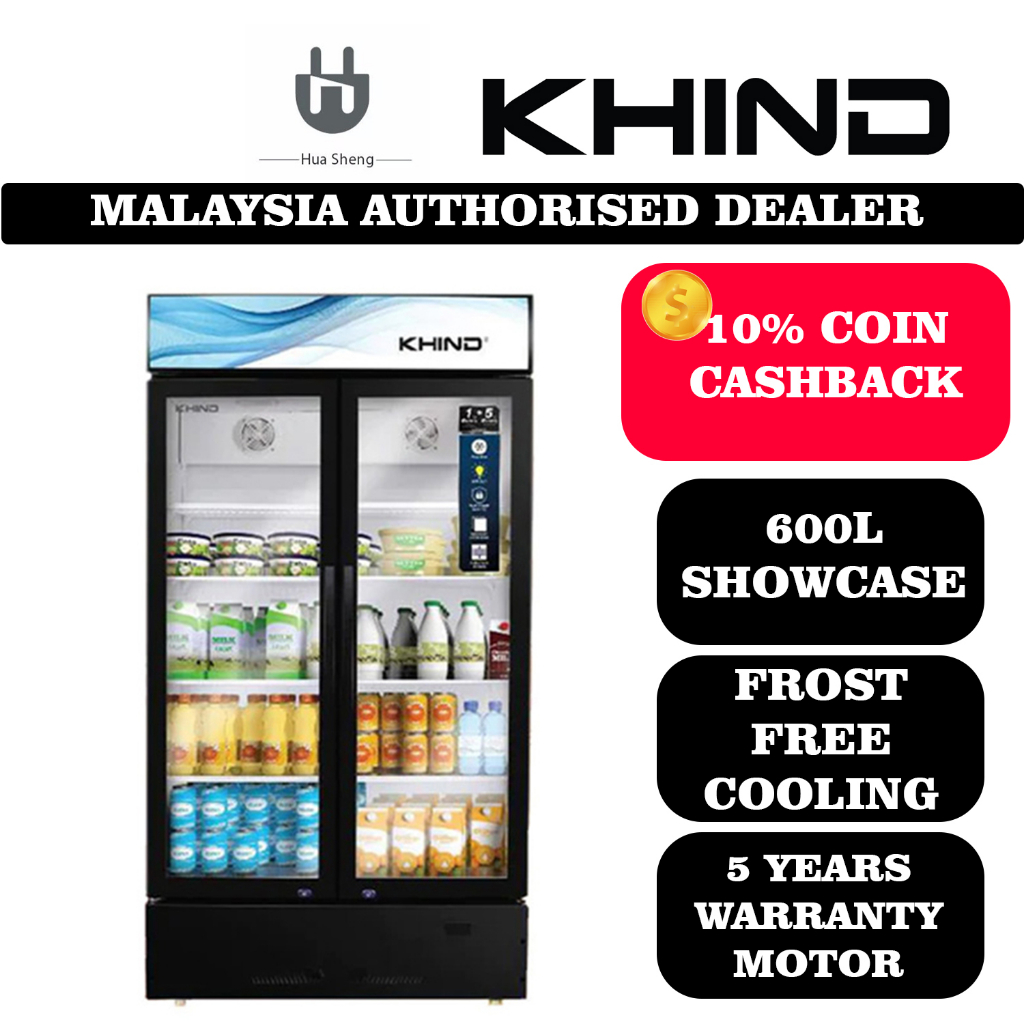 Meck 2 Door Chiller Showcase MC-650 MC-660NF Direct Cooling (650L ...