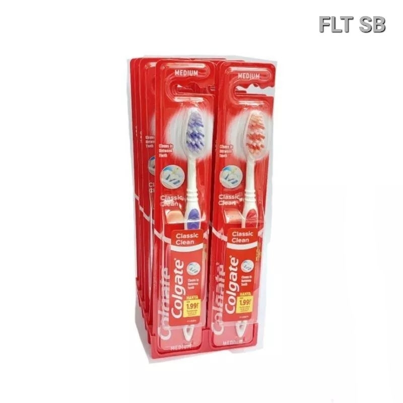 Colgate Classic Clean Toothbrush (medium) (1pc) | Shopee Malaysia