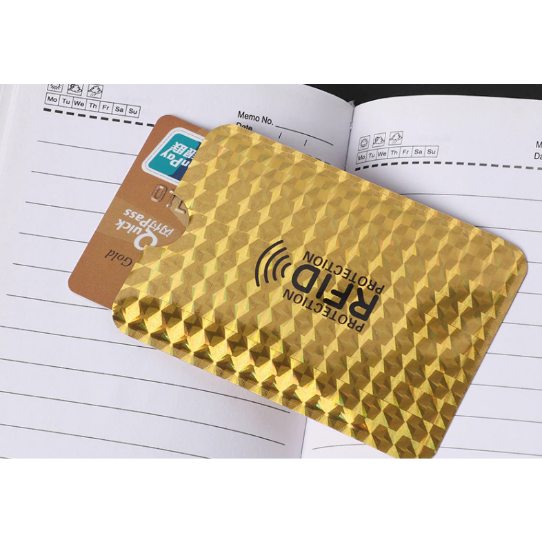 RFID Sleeve Protector Blocker For Credit Card NFC ATM Bank Card Touch N ...