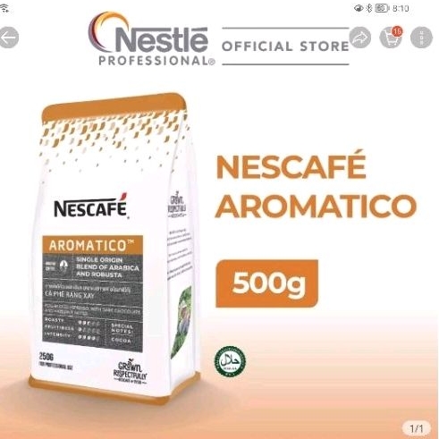 NESCAFE AROMATICO COFFEE BEAN -500G | Shopee Malaysia