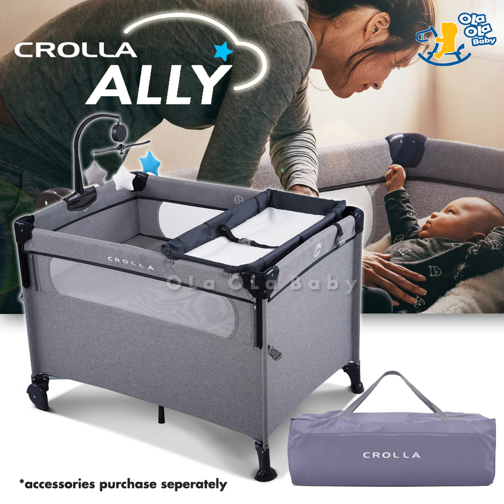 (Upgraded Version) Crolla Ally Baby Playpen With Sliding Door For ...