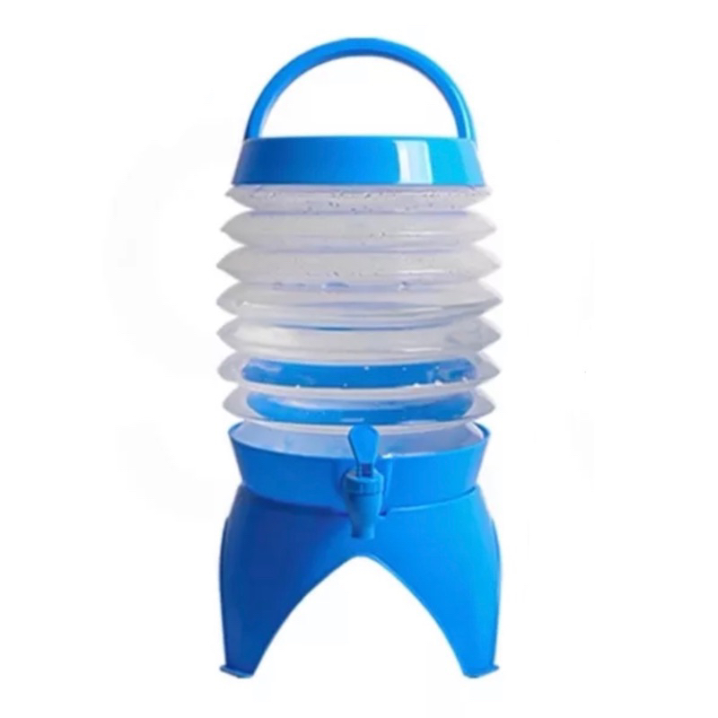 Camping Portable Water Dispenser, Picnic Water Folding Bucket ...