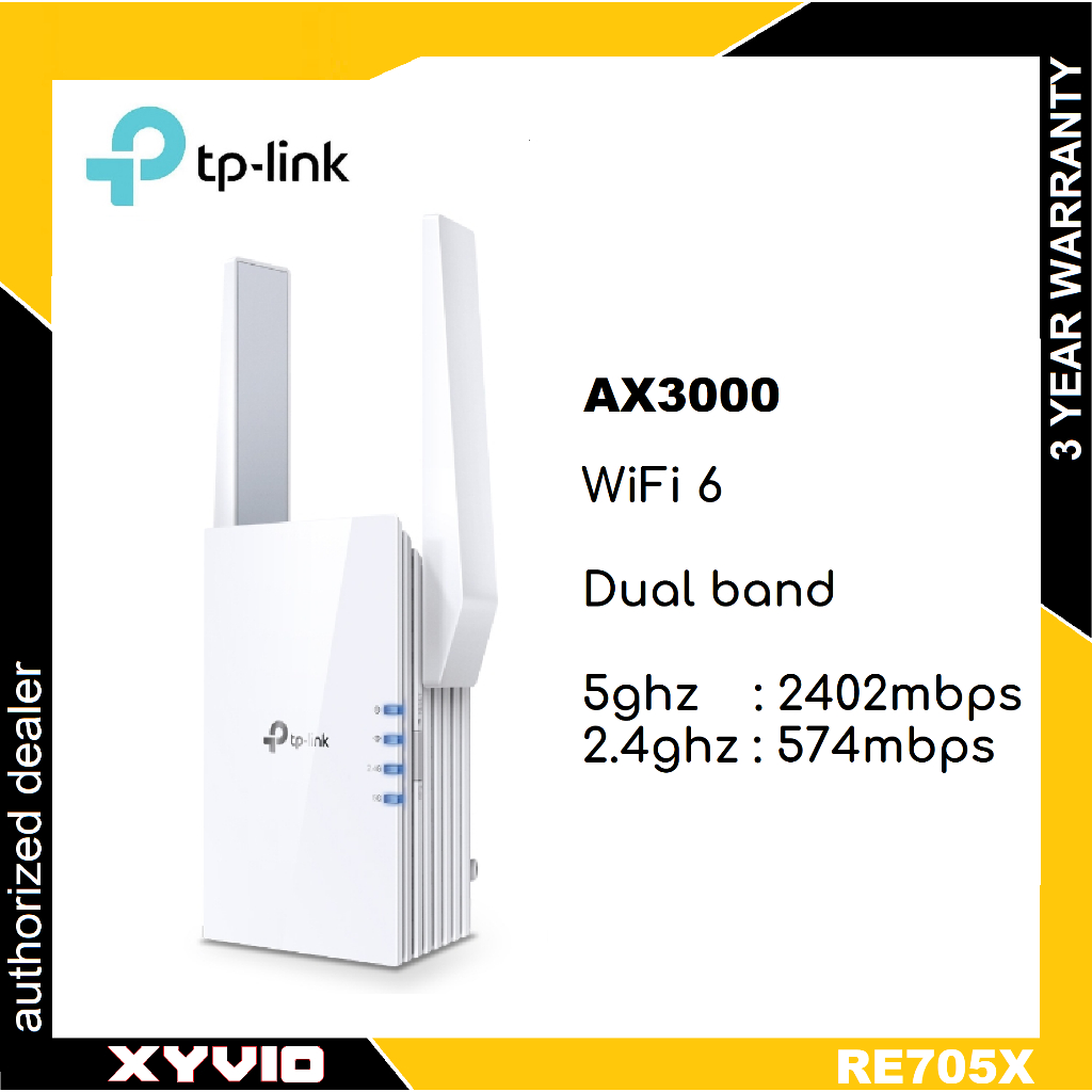 TP-LINK RE705X AX3000 | RE605X AX Mesh WiFi 6 Extender | Shopee Malaysia