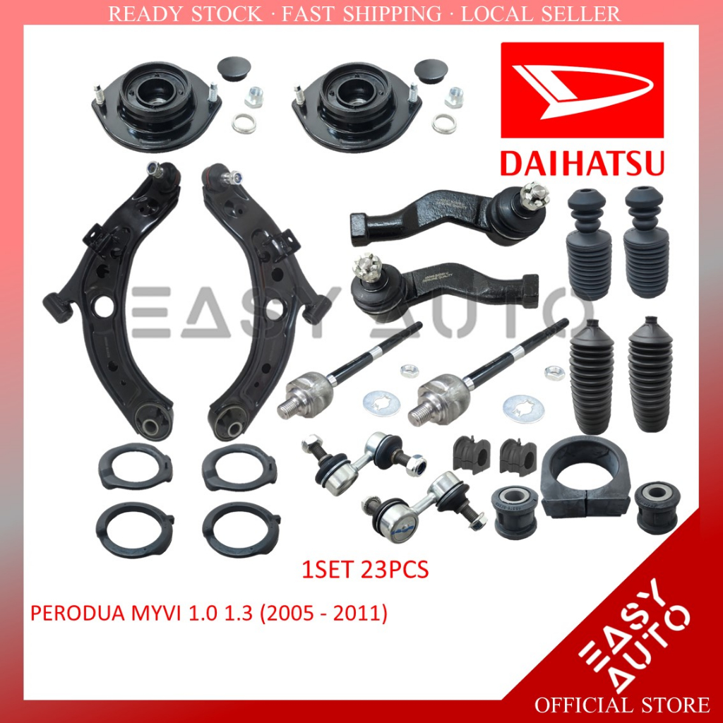 PERODUA MYVI 1.0 1.3 (2005-2011)-1SET 23PCS!! FRONT LOWER ARM/LINK/ABS ...