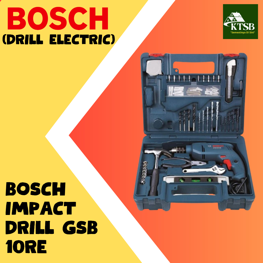 BOSCH IMPACT DRILL GSB 10RE (DRILL ELECTRIC) | Shopee Malaysia