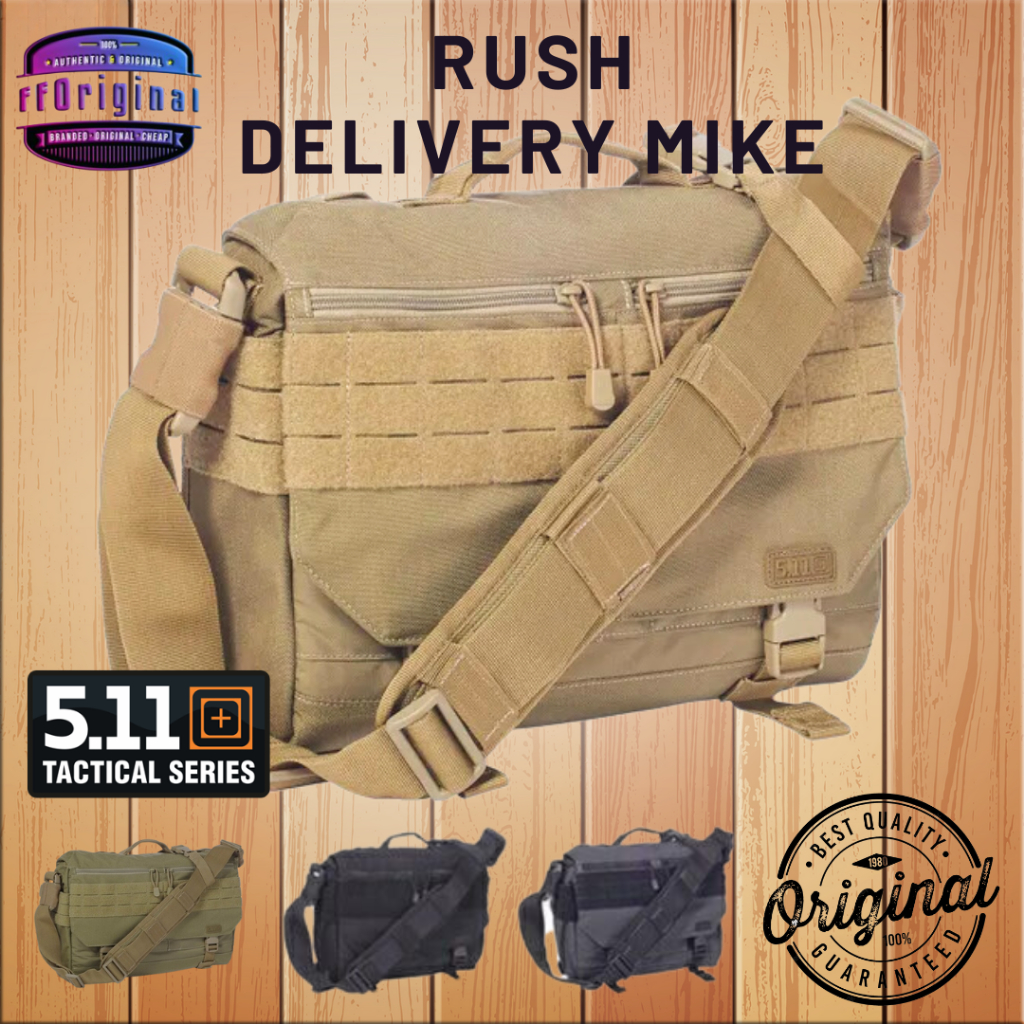 100% AUTHENTIC 5.II Heavy Duty 6L Rush Mike Delivery Bag Military Army ...