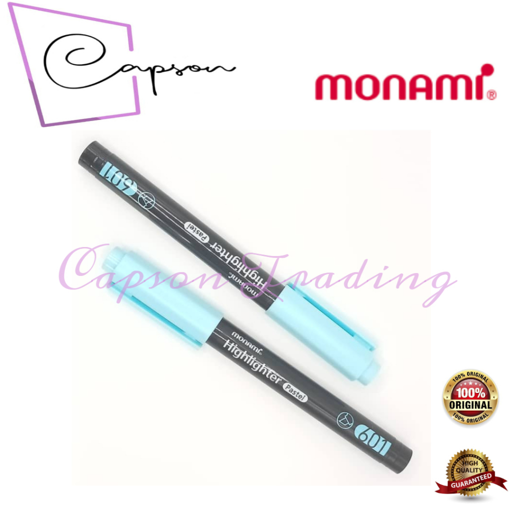 MONAMI 601 Highlighter (Pastel) | Shopee Malaysia