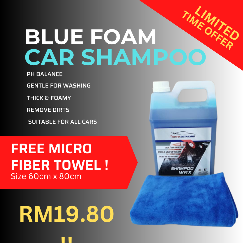 CAR WASH SHAMPOO PH BALANCE, SNOW WASH - 4KG Shampoo | PGMall